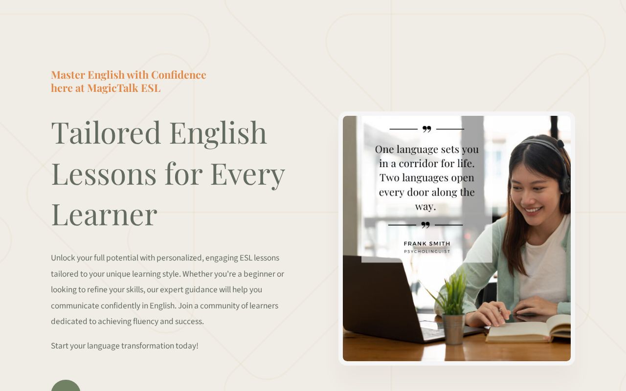 MagicTalk ESL English Lessons